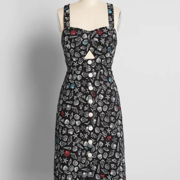 Modcloth | Dresses | Nwt Modcloth Seashore Spectacular Fit And Flare ...